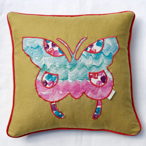 'Flutter' cushion | Ali Davies